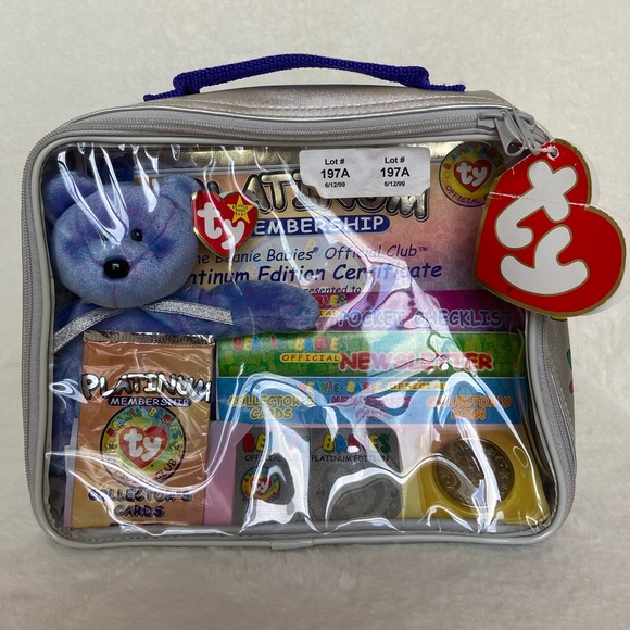 Ty | Toys | Vintage 999 Ty Beanie Babies Platinum Membership Official ...